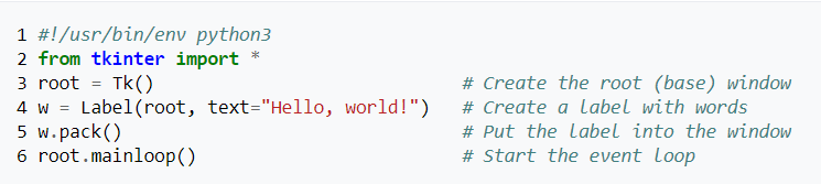 tkinter – Python World